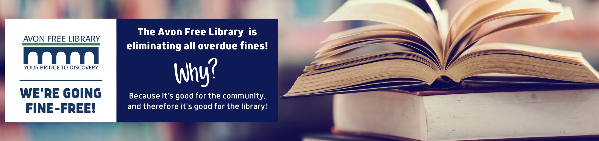 Fine-Free! – Avon Free Library